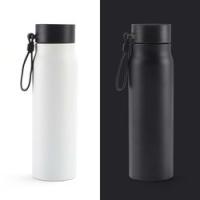 China 520ml Customization Hot Sell Double Wall Stainless Steel Vacuum insulated Sports Water Bottle Metal Thermos Flask With Rope for sale