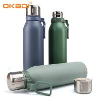 China 700ml Customization Hot Sell Convenient and Simplicity Steel Vacuum insulated Sports travel Water Bottle Metal Thermos Flask for sale