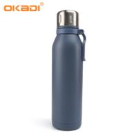 China 700ml Customization Hot Sell Convenient and Simplicity Steel Vacuum insulated Sports travel Water Bottle Metal Thermos Flask for sale