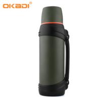 China Wholesale 2L Large Capacity Steel Insulated Vacuum Thermos Travel Pot with Handle for sale