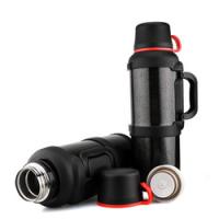 China 4L Large Capacity High Quality Steel Vacuum insulated Sports travel Water Bottle Metal Thermos Flask Car Mug With  Handlebar for sale
