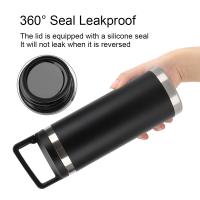 China New Design Custom Vacuum Insulated Double Wall Stainless Steel Coffee Travel Mug Insulated Tumbler with Lid for sale
