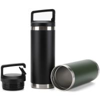 China ODM OEM Hot Selling 18/8 Stainless Steel Sports Water Bottle Insulated Thermos Narrow Mouth Flask With Custom Logo for sale