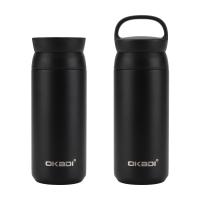 China High Quality 12oz Double Wall Stainless Steel Vacuum Sports Water Bottle with Handle for sale
