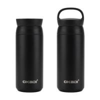 China High Quality 12oz Double Wall Stainless Steel Vacuum Sports Water Bottle with Handle for sale