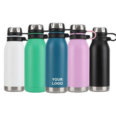 China Eco Friendly Double Wall Stainless Steel Vacuum Sport Bottle Insulated Water Cups for sale