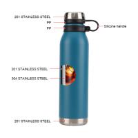 China Eco Friendly Double Wall Stainless Steel Vacuum Sport Bottle Insulated Water Cups for sale