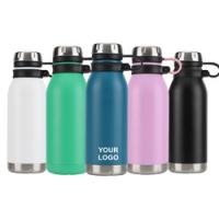 China Eco Friendly Double Wall Stainless Steel Vacuum Sport Bottle Insulated Water Cups for sale