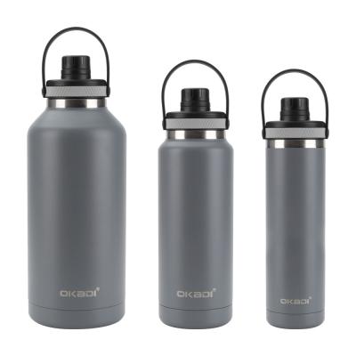 China Large Capacity Stainless Steel Vacuum Sport Bottle Thermos Insulated Gym Water Bottle for sale
