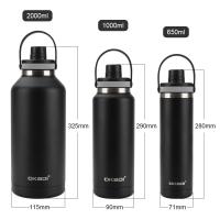 China Large Capacity Stainless Steel Vacuum Sport Bottle Thermos Insulated Gym Water Bottle for sale