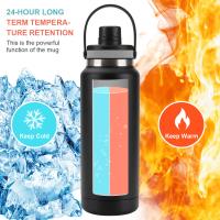 China Large Capacity Stainless Steel Vacuum Sport Bottle Thermos Insulated Gym Water Bottle for sale