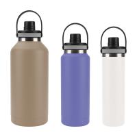 China 32oz Double Wall Stainless Steel Vacuum Flask Sport Bottle Travel Water Bottle with Handle for sale