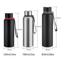 China Designer 700ml Stainless Steel Vacuum Sport Bottle Travel Water Bottle with Handle for sale