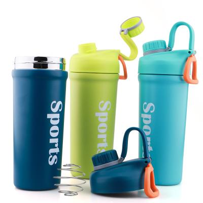 China Bpa Free Double Wall Stainless Steel Vacuum Insulated Protein Shaker Bottle Gym Bottle for sale