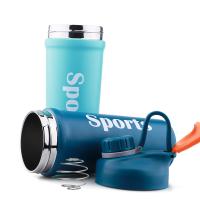 China Bpa Free Double Wall Stainless Steel Vacuum Insulated Protein Shaker Bottle Gym Bottle for sale