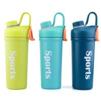China Eco Friendly Stainless Steel Vacuum Flask Sport Bottle Insulated Protein Shaker Bottle for sale