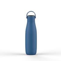 China Eco Friendly Double Wall Stainless Steel Vacuum Flask Sport Water Bottle with Handle for sale