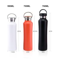 China 500ml 700ml 800ml BPA Free Vacuum Sports Bottle Thermos Food Warmer Food Flask for sale