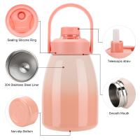 China Wholesale Custom Pattern Kids Double Wall Vacuum Insulated Mugs With Straw Birthday Present For Children for sale