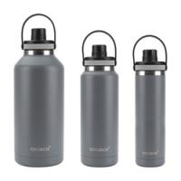 China Vacuum Insulated Water Bottle 18/8 Food Grade Stainless Steel  Outdoor Hot Cool Drinking Water Bottle for sale