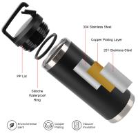 China Double Wall Vacuum Water Bottle Insulated Keeps Hot and Cold Sports Canteen Water Bottle Great for Camping Hiking for sale