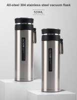 China 750ml 520mL 550ml Vacuum Sports Bottle12 Ounce Insulated Double Wall Tumbler Straight Tea Cup With Tea Leak for sale