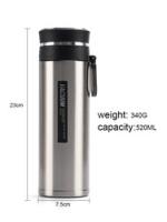 China 750ml 520mL 550ml Vacuum Sports Bottle12 Ounce Insulated Double Wall Tumbler Straight Tea Cup With Tea Leak for sale
