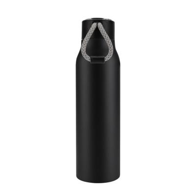 China 500ml 600ml Vacuum Sports Bottle Gradient Double Wall Insulated Thermos With Nylon Rope for sale