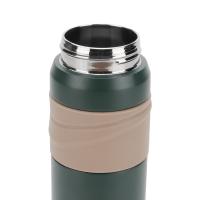 China 2022 New Products 500ml 18/10 Stainless Steel Sport Vacuum Water Bottle With Handle and Silicone Straw Lid for sale
