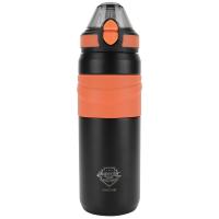 China 2022 New Products 500ml 18/10 Stainless Steel Sport Vacuum Water Bottle With Handle and Silicone Straw Lid for sale