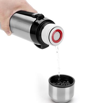 China OKADI Stainless Steel Double Walled Vacuum Water Bottle With Lid Keep Water Cold or Hot for sale