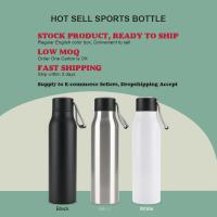 China Stainless Steel Vacuum Flask Bottle Insulated Keeps Hot and Cold Sports Canteen Water Bottle Great With Hand for sale