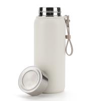 China 380ml Sports Thermos Flask With Belt Woman 304 Stainless Steel Vacuum Flask for sale