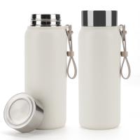 China 380ml Sports Thermos Flask With Belt Woman 304 Stainless Steel Vacuum Flask for sale