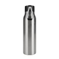 China Vacuum Flask 600ml Double Wall Vacuum Insulated Stainless Steel Water Bottle With Nylon Rope for sale