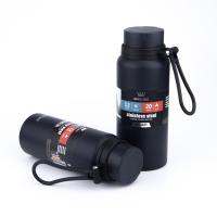 China Sports Bottle Vacuum Cup Flask Wide Mouth Portable Sports Drinking Metal Water Bottle Double Wall for sale