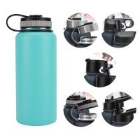 China 2023 Different lid Portable Insulated Promotional Stainless Steel Multiple capacity Water Bottle  Customizable for sale