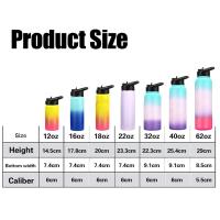 China 2023 Different lid Portable Insulated Promotional Stainless Steel Multiple capacity Water Bottle  Customizable for sale