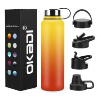 China 202 3Multiple capacity optional  Aquaflask Tumbler Different Lid Portable Insulated Promotional Stainless Steel Water Bottle for sale