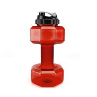 China 2.2L Wholesale PETG Material Fitness Sports Dumbbell Gallon Plastic Water Bottle for sale