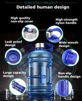China Wholesale Bpa Free Large Capacity 1 Gallon 3.78L Plastic Water Jug Big Storage Water Bottle with Handle for sale