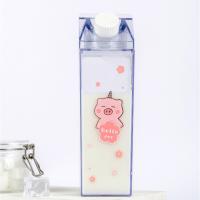 China 2020 Custom Rectangle Transparent Water Bottle, Plastic Milk Water Bottle, Milk Carton Water Bottle for sale