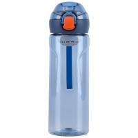 China Wholesale school custom bpa free student kids drinking bottle straw plastic water bottle with straw for sale
