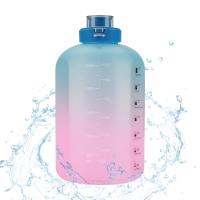China 2022 Big Capacity Portable Colorful 2.5L BPA Free Water Bottle Custom Logo Half Gallon Water Sport Cup for sale