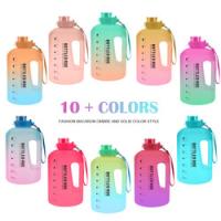 China 2022 Big Capacity Portable Colorful 2.5L BPA Free Water Bottle Custom Logo Half Gallon Water Sport Cup for sale