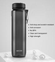 China 2022 Fashion 500ml Durable Outdoor Customized Logo Colorful Plastic Gym Sport Water Bottle For Biking Running for sale