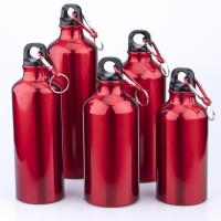 China High Quantity BPA-Free Wholesale Custom Manufacturer Single Wall Aluminum sports Water bottle With Carabiner for sale