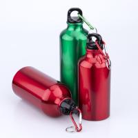 China High Quantity BPA-Free Wholesale Custom Manufacturer Single Wall Aluminum sports Water bottle With Carabiner for sale