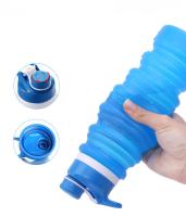 China 2023 Hot selling Outdoor Portable Collapsible Water Cup Silicone retractable sport Water Bottle for sale