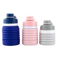 China Factory Wholesale Silicone Portable Sport Water Bottle Eco Friendly Travel Bottle for sale